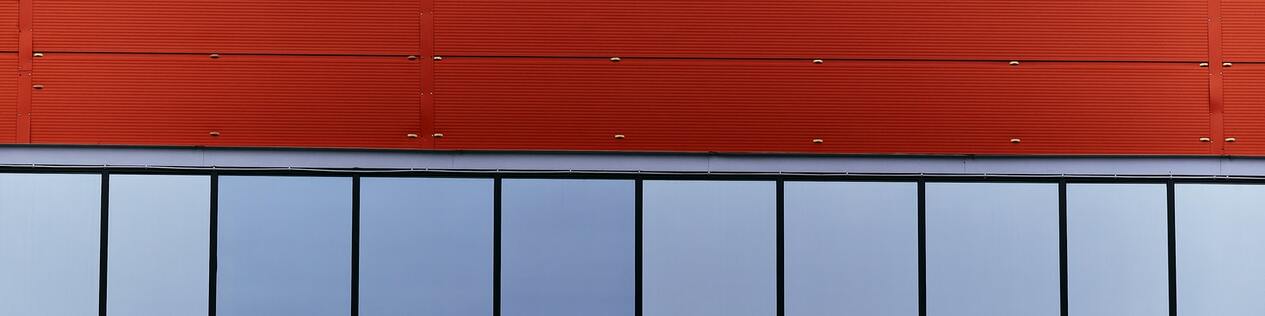 Design Of White And Red Building - LinkedIn Background - Get some ...