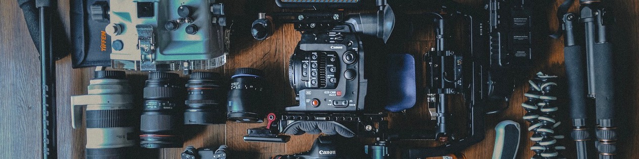 Professional Camera Gear | LinkedIn Background