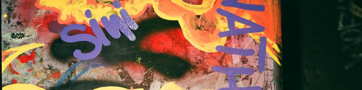 Colorful Abstract Painting With Name - LinkedIn Background - Get some ...